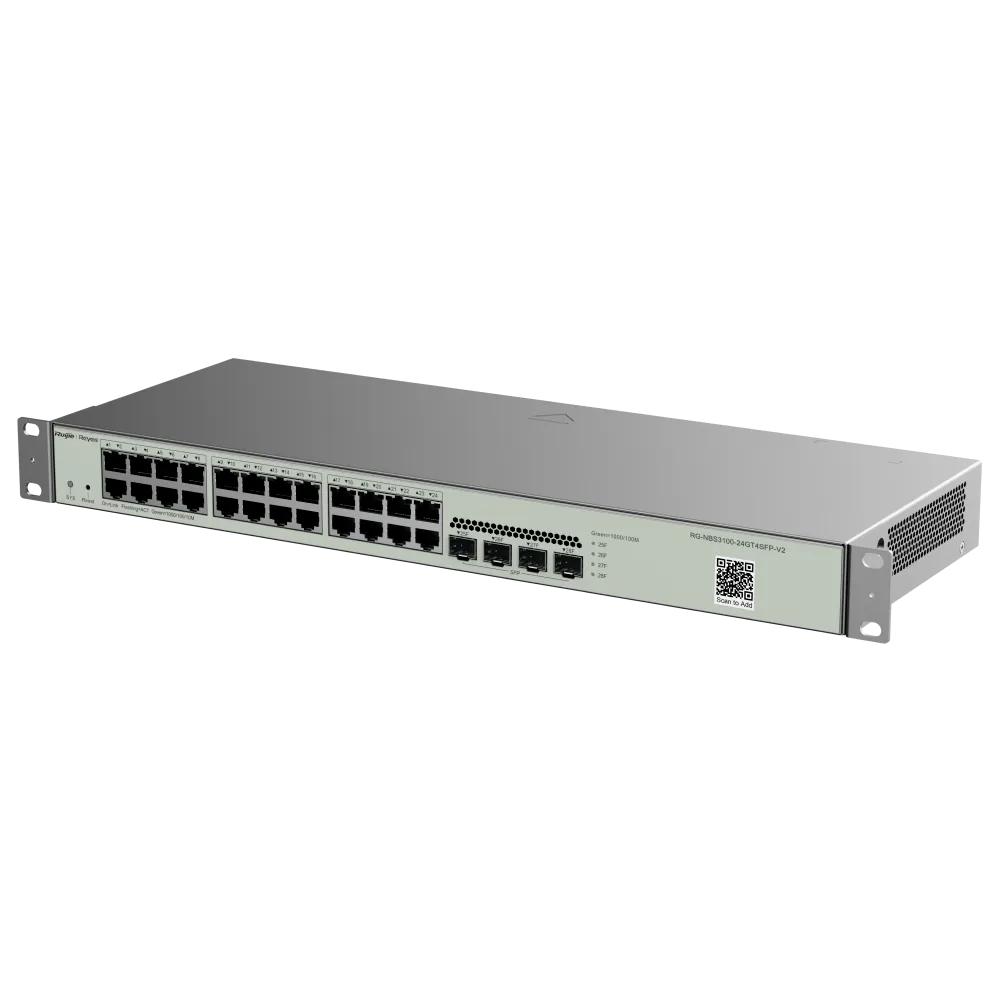 Reyee - 24-Port Gigabit Managed Switch + 4 SFP RG-NBS3100-24GT4SFP-V2